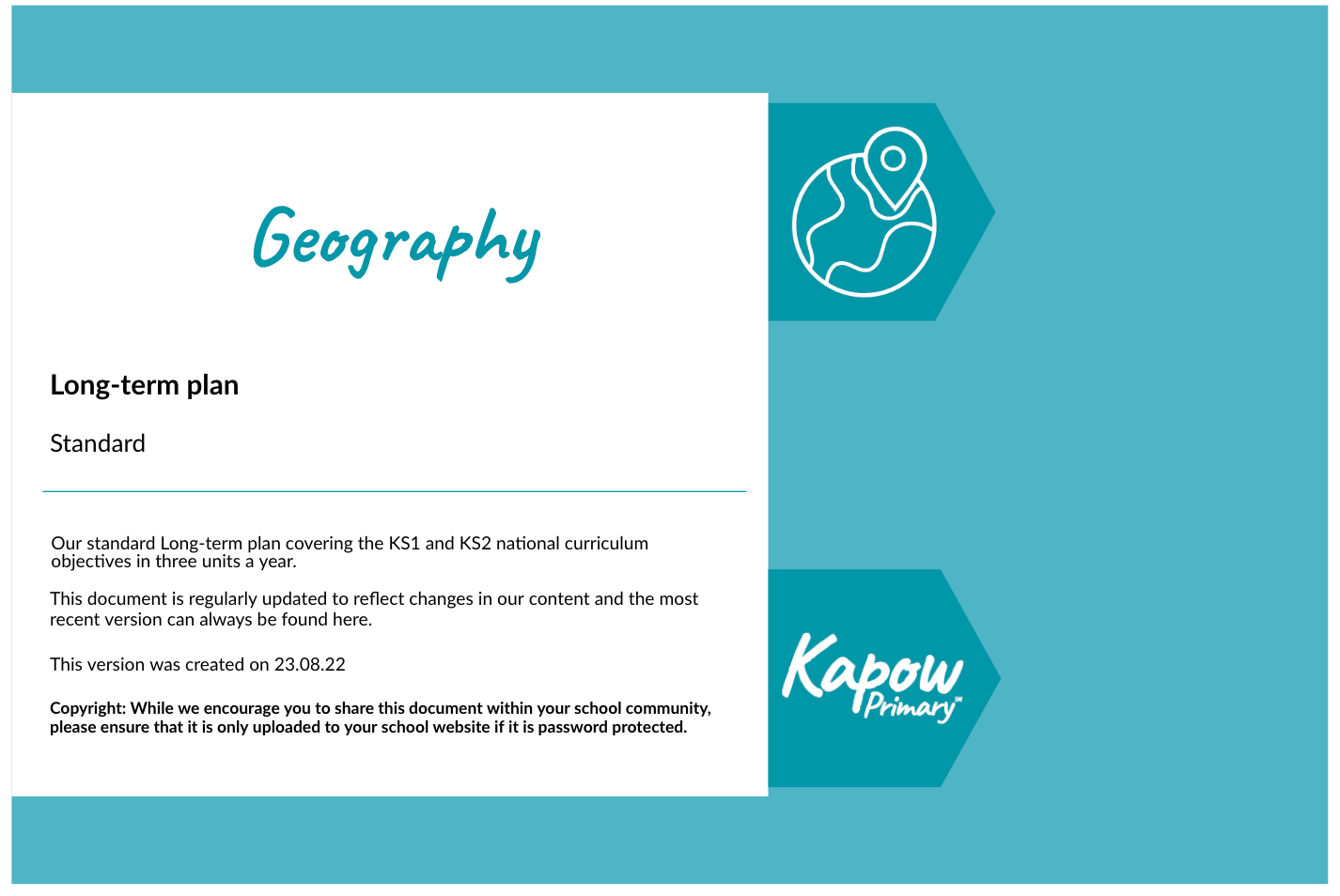 Geography Scheme of Work | Long Term Plan | Documents