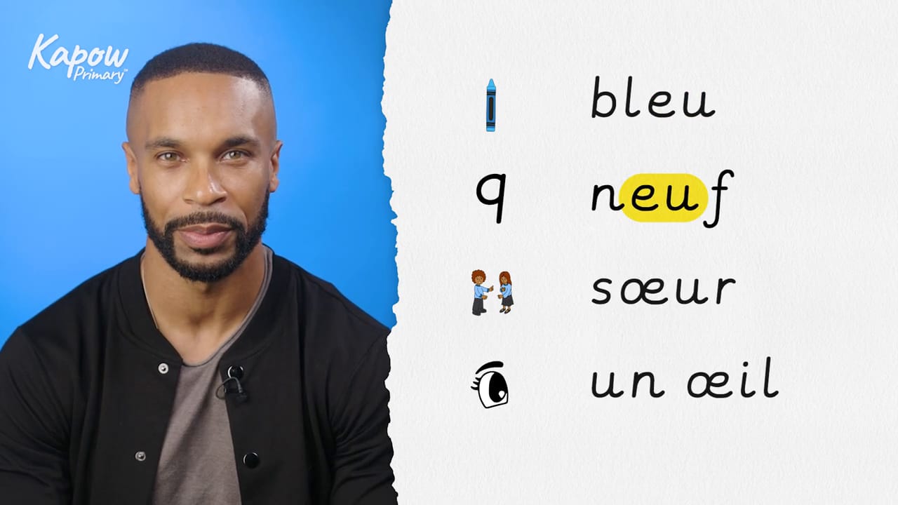 French phonics: e / eu / œ / œu - Kapow Primary