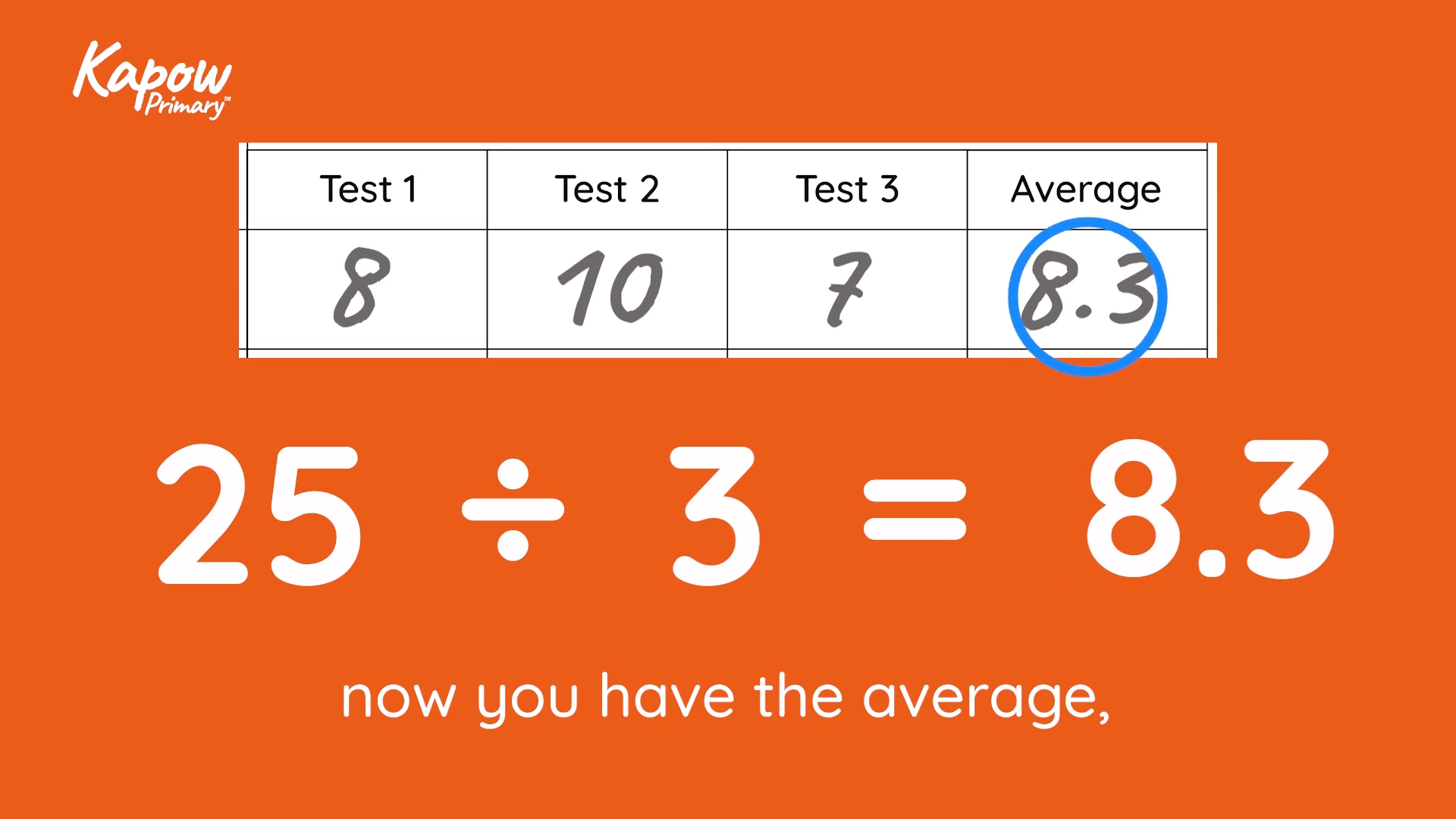 Pupil video: Calculating the mean average song - Kapow Primary