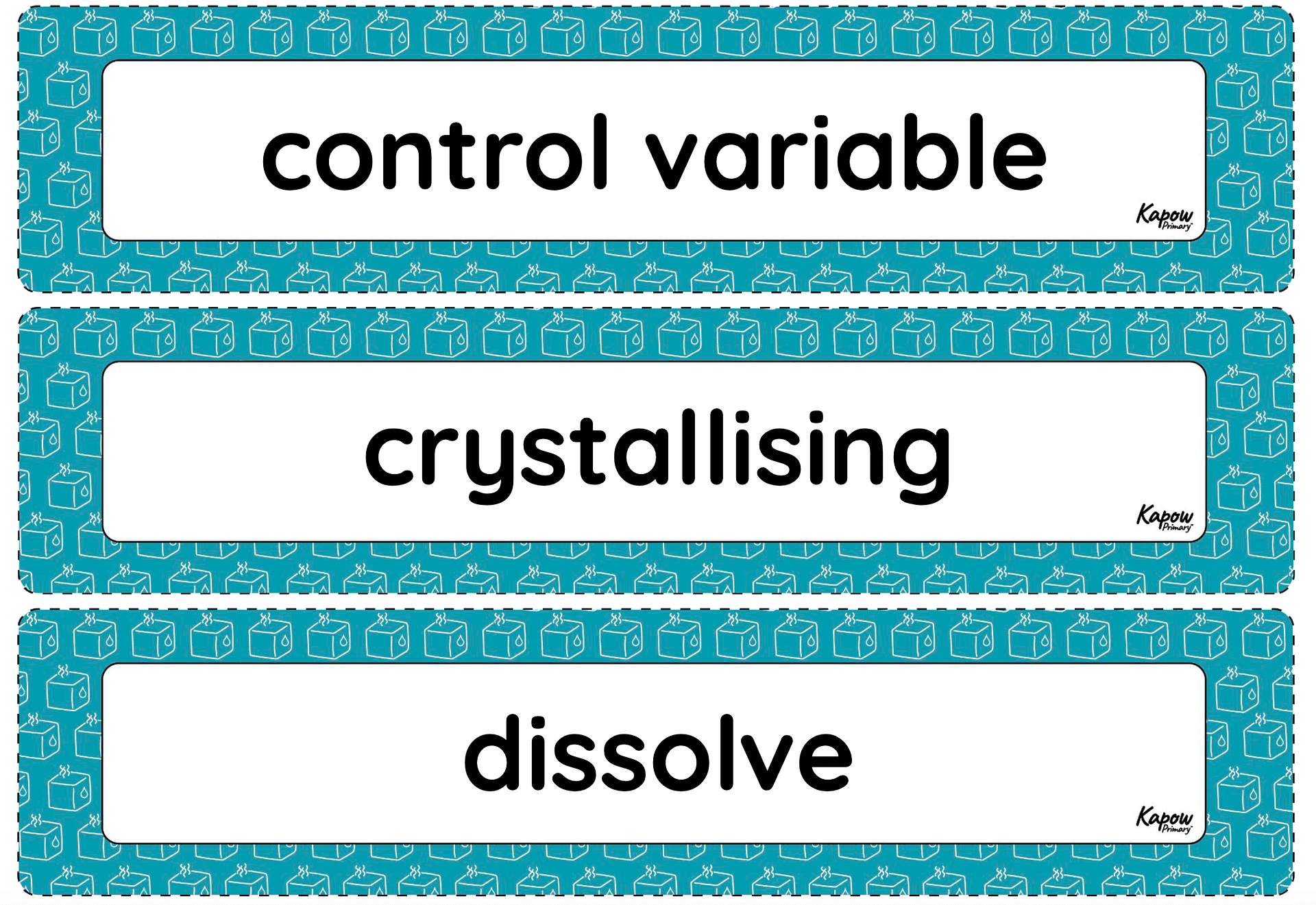 Vocabulary display: Mixtures and separation