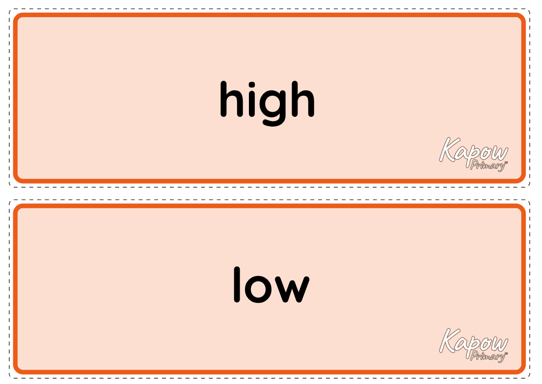 Vocabulary display: Pitch - Y1