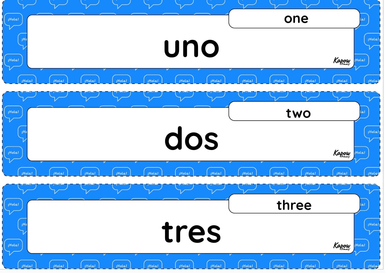 Vocabulary - Spanish Numbers & Ages