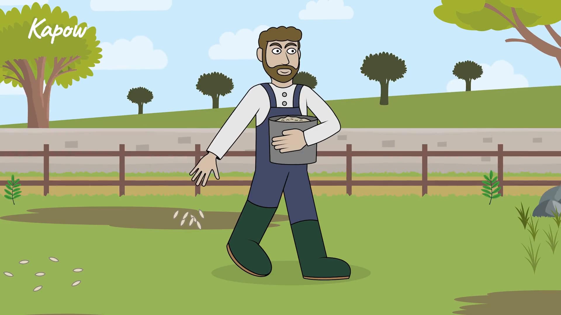 Pupil video: The sower and the seeds - Kapow Primary