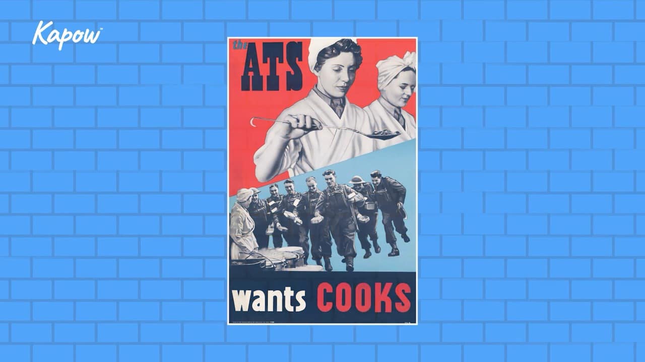 Teacher video: Women's roles in WW2 - Kapow Primary