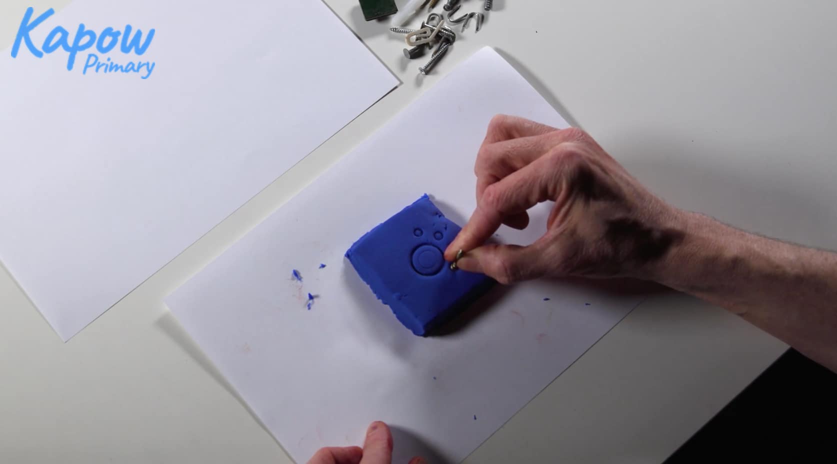 Teacher video: Playdough printing - Kapow Primary