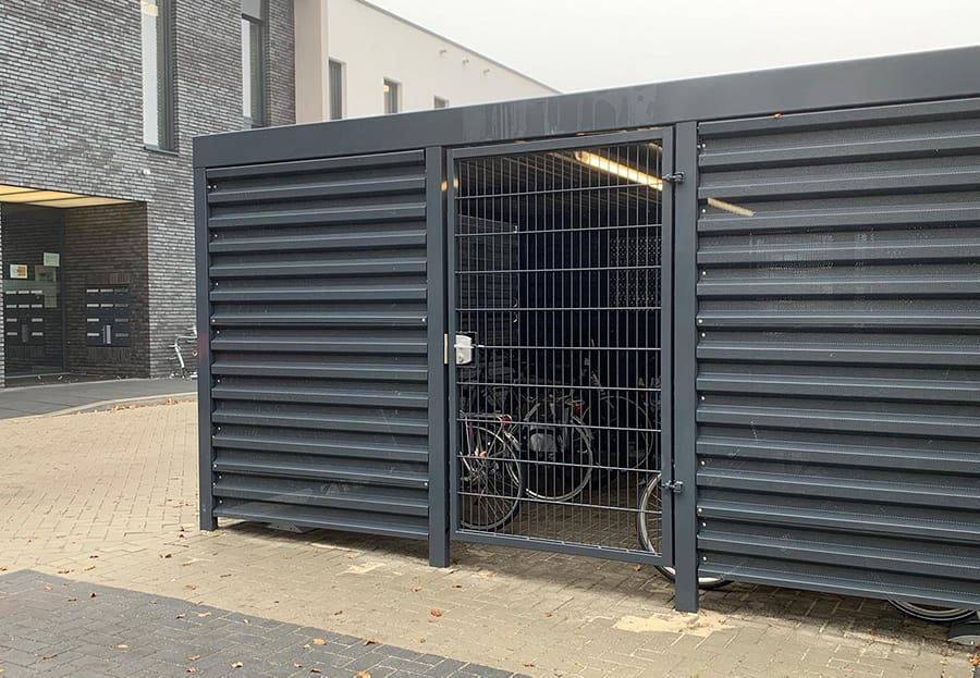 Cubic Steel Enclosure | Secure Cycle Shelter | Turvec