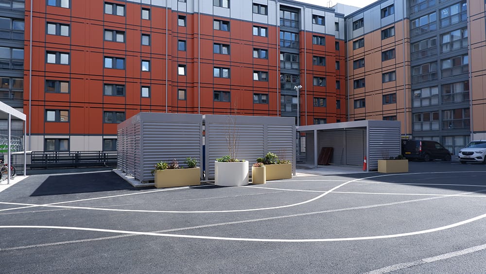 Cubic Steel Enclosure | Secure Cycle Shelter | Turvec