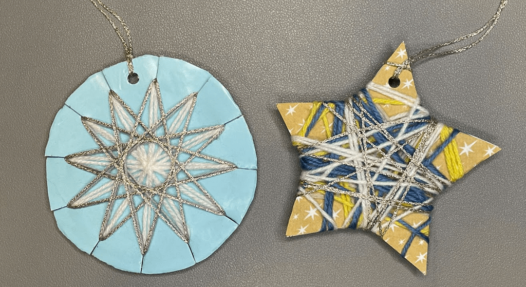 Christmas craft: KS2 Yarn-wrapped decoration - Kapow Primary